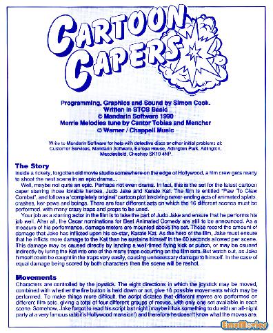 Cartoon Capers | Datassette