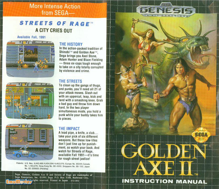 Golden Axe II (World) | Datassette