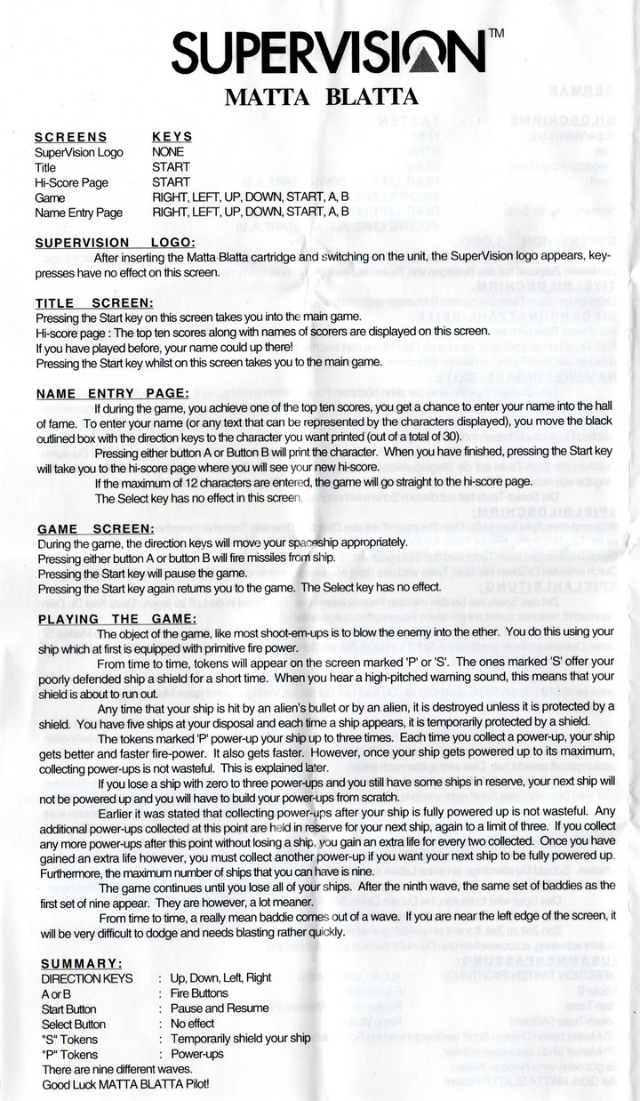 Matta Blatta | Datassette