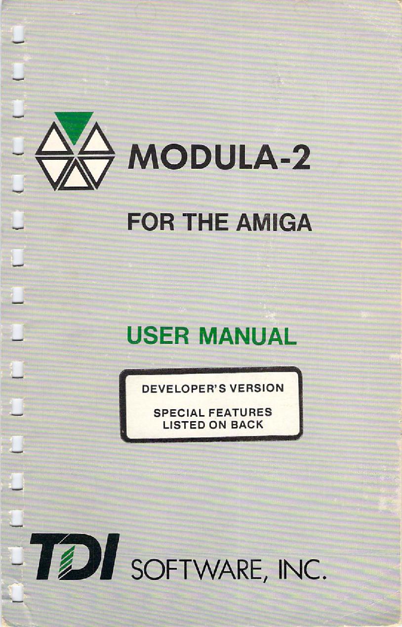 Modula-2 for the Amiga | Datassette