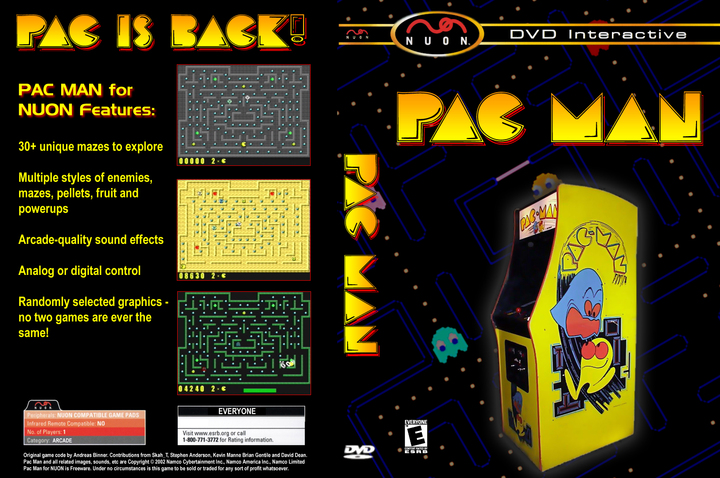 Pac Man Cover 2002 | Datassette