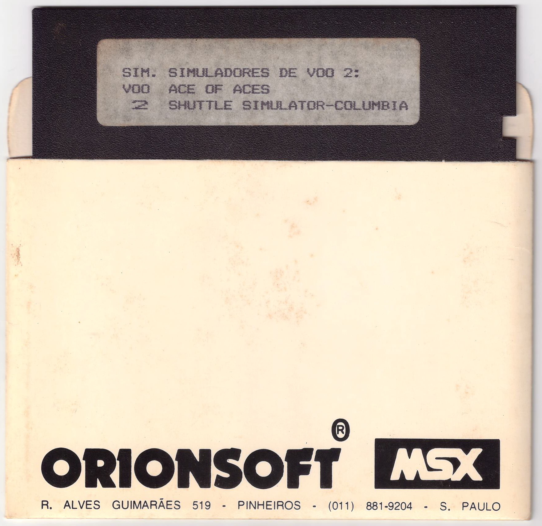Orionsoft - Simuladores de Voo II | Datassette