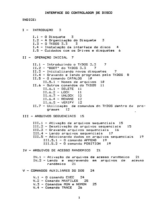 Sistema Operacional em Disco - TK 2000 Color | Datassette