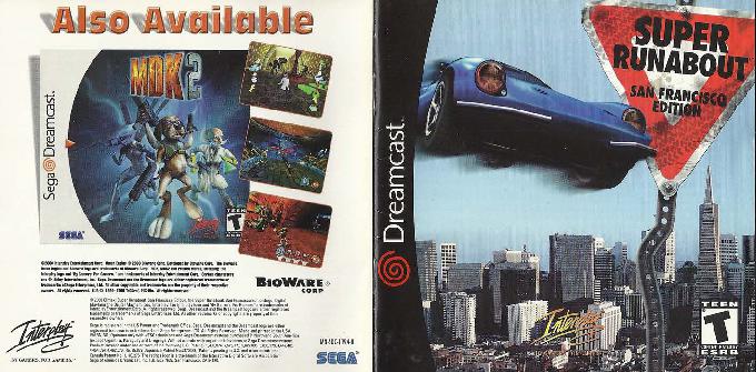 Super Runabout - San Francisco Edition (DC) (USA) | Datassette