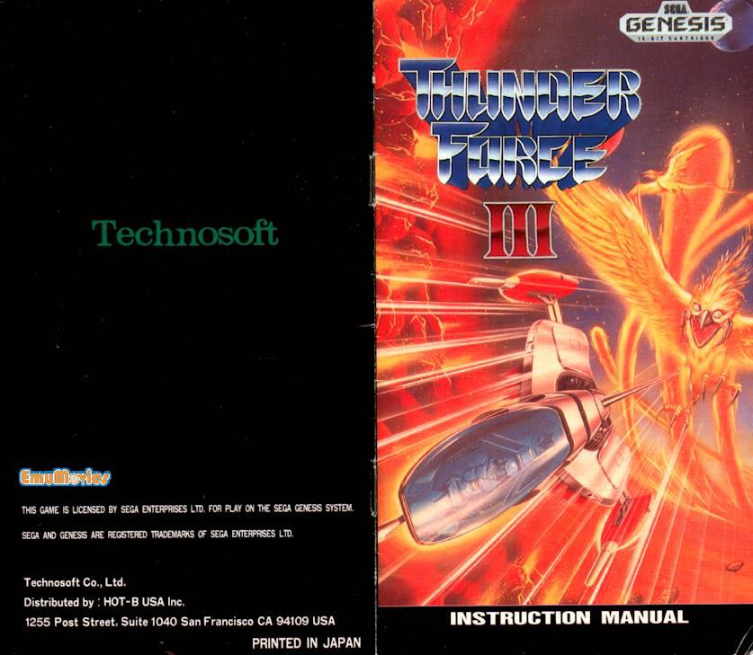 Thunder Force III (Japan, USA) | Datassette