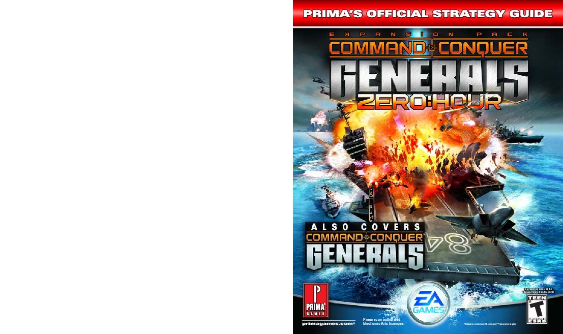 Command & Conquer Generals - Zero Hour ( Prima's Official Strategy Guide - 2003) | Datassette
