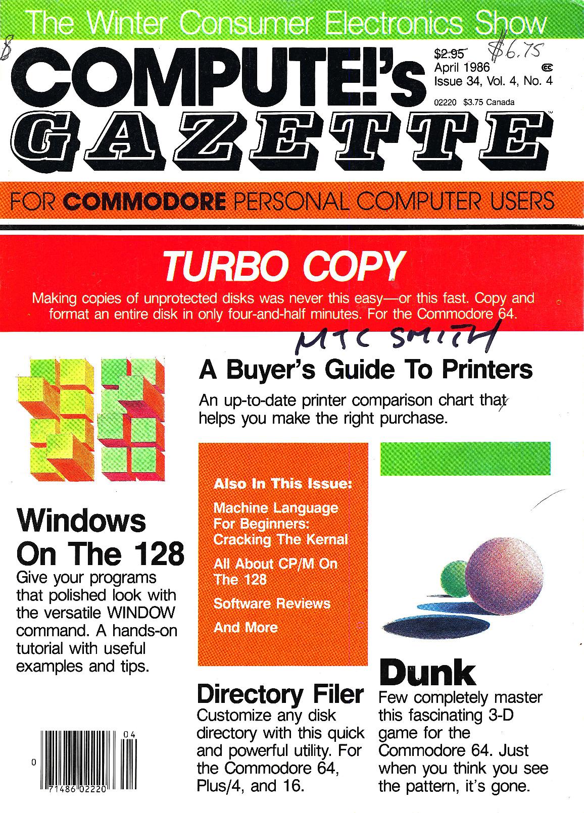 Compute!´s Gazette Vol.4 n.4 | Datassette