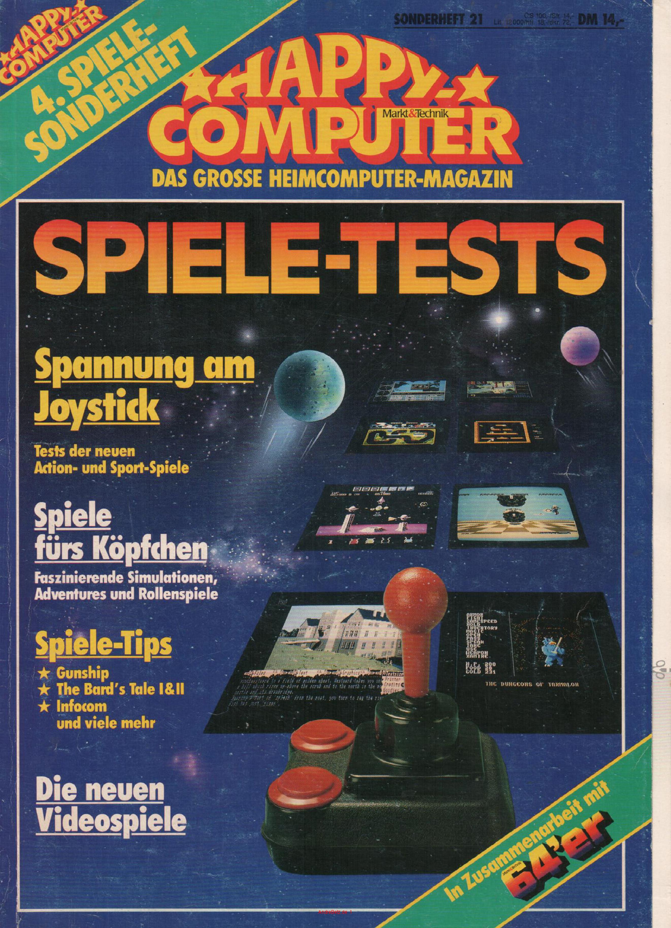Happy Computer Sonderheft 21 Spiele 04 | Datassette