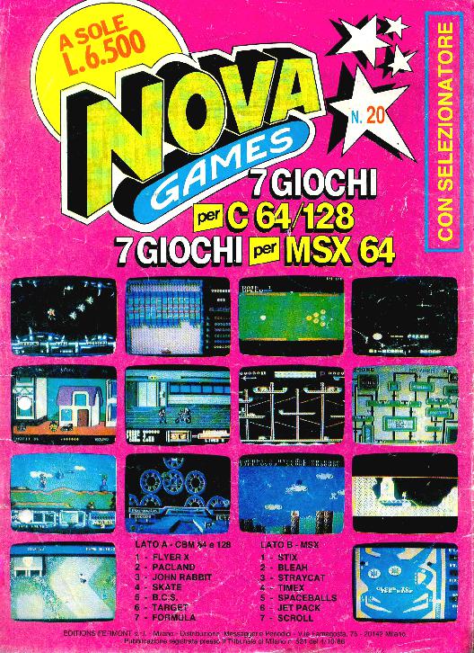 Nova Games 20 (Maggio 1988) | Datassette