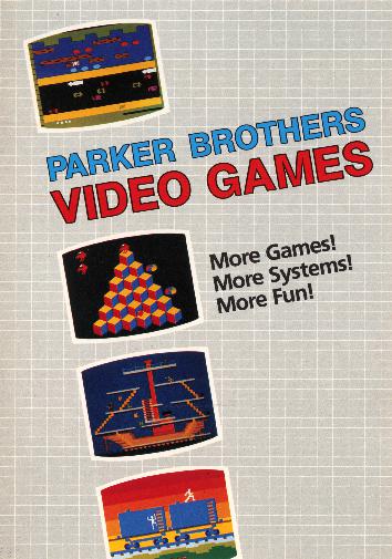 Parker Brothers Video Games Catalog | Datassette
