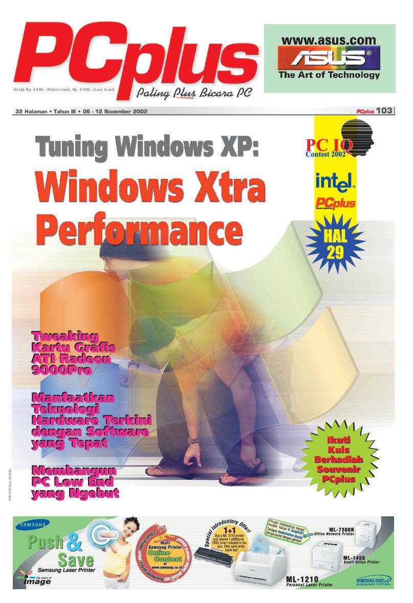 PC-PLUS (ID) 103-TUNING WINDOWS XP - WINDOWS XTRA PERFORMANCE | Datassette