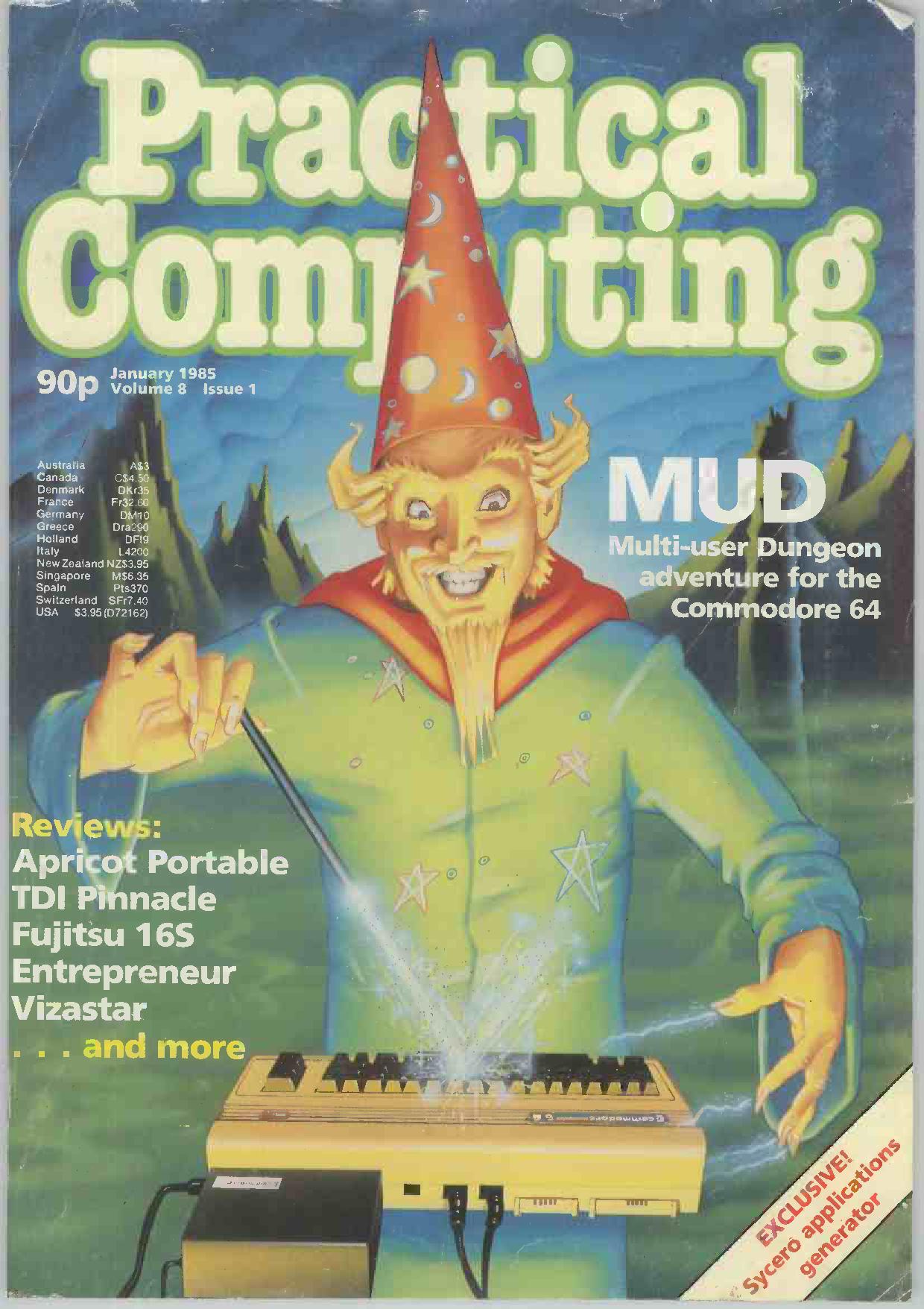 Practical Computing v08 n01 | Datassette