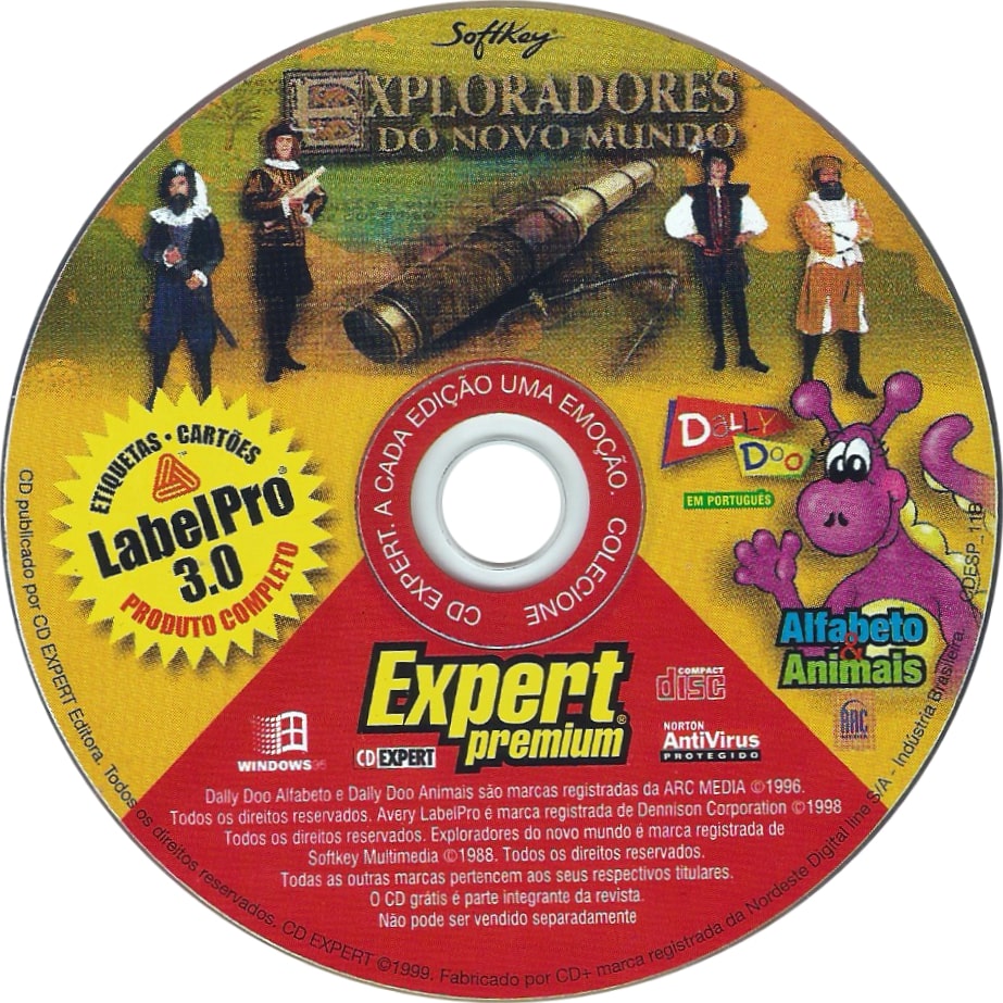 CD Expert Kids 02 e 03 Especial - Dally Doo Alfabeto e Animais | Datassette